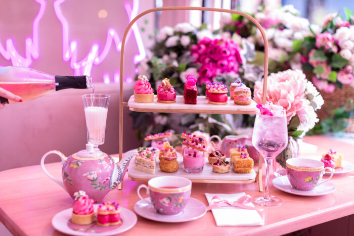 Pink Afternoon Tea Menu - Bon Appetit